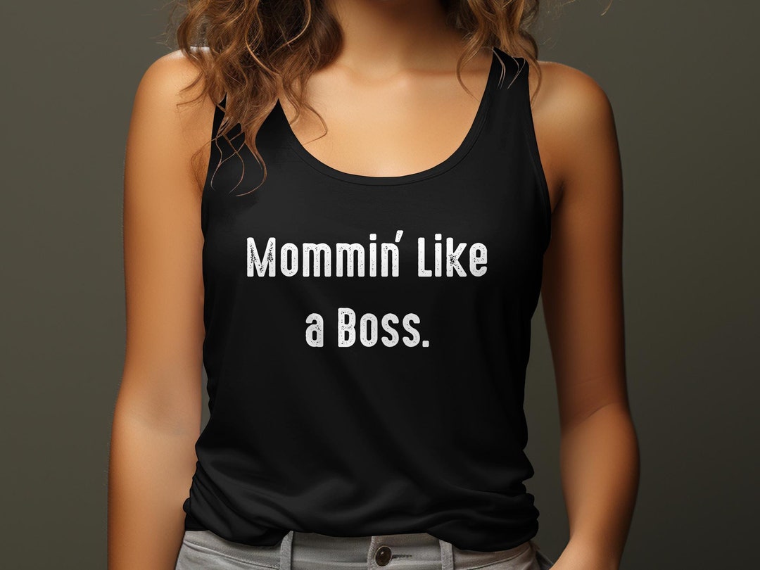 Mommin Like a Boss, Mom Shirt Funny Mom Tshirt Funny Mom Shirt Baby Shower Gift for Mom Funny ...