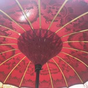 Stunning Parasol - Imperial Red - Etsy