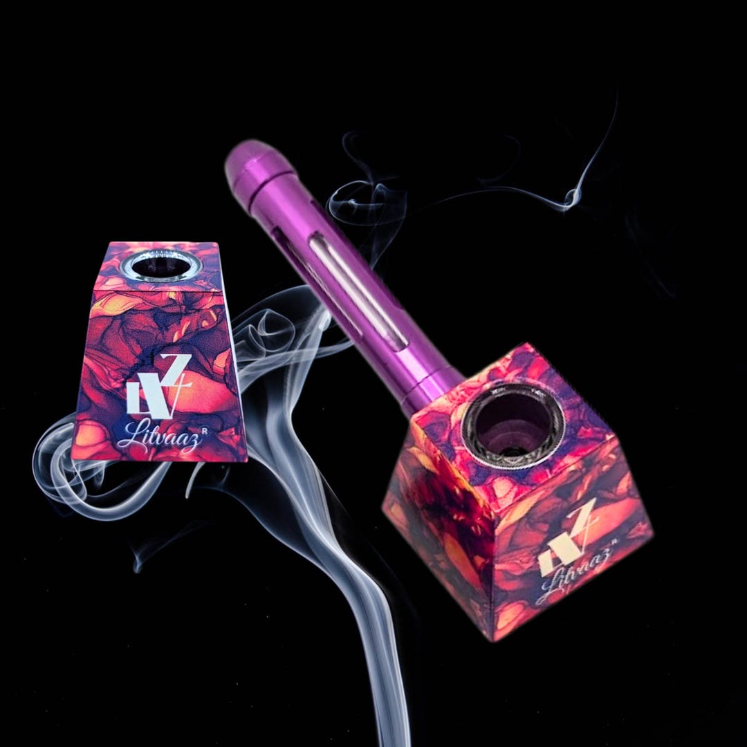 Pyramid Shaped Glass Pipe, Unique Pipe Design, High Quality for Smokers ...