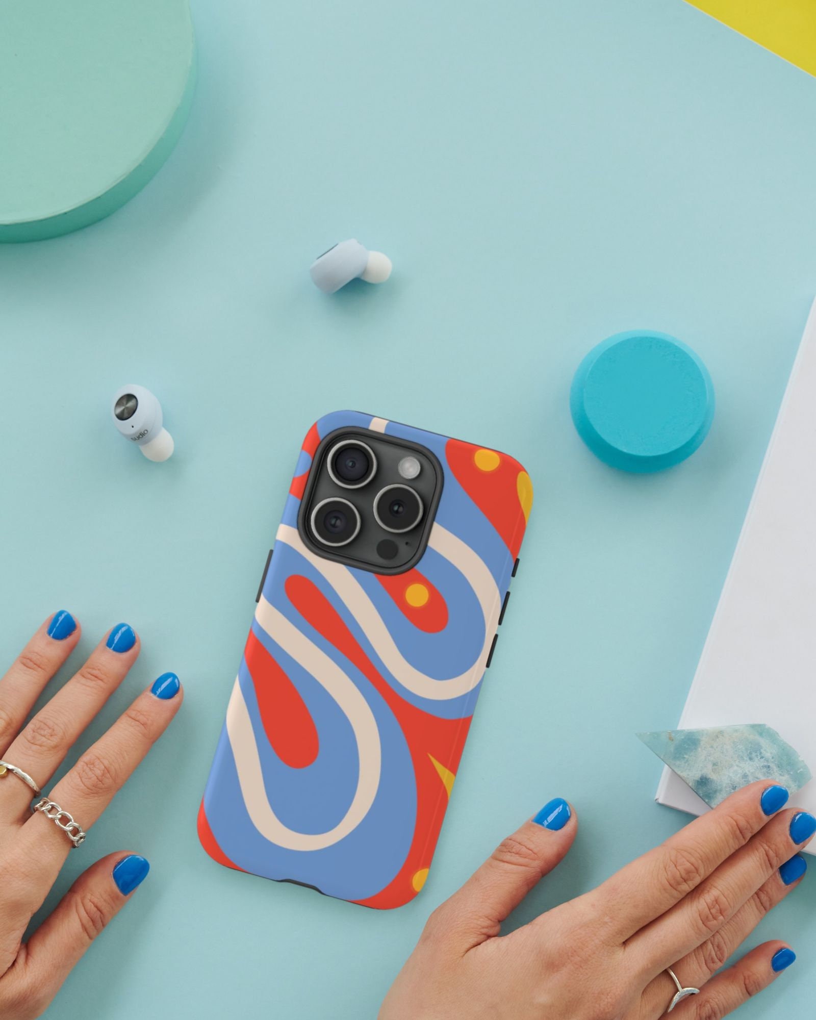 Tough 70s Swirl Phone Case, Iphone, Samsung Galaxy, Google Pixel, Gift ...