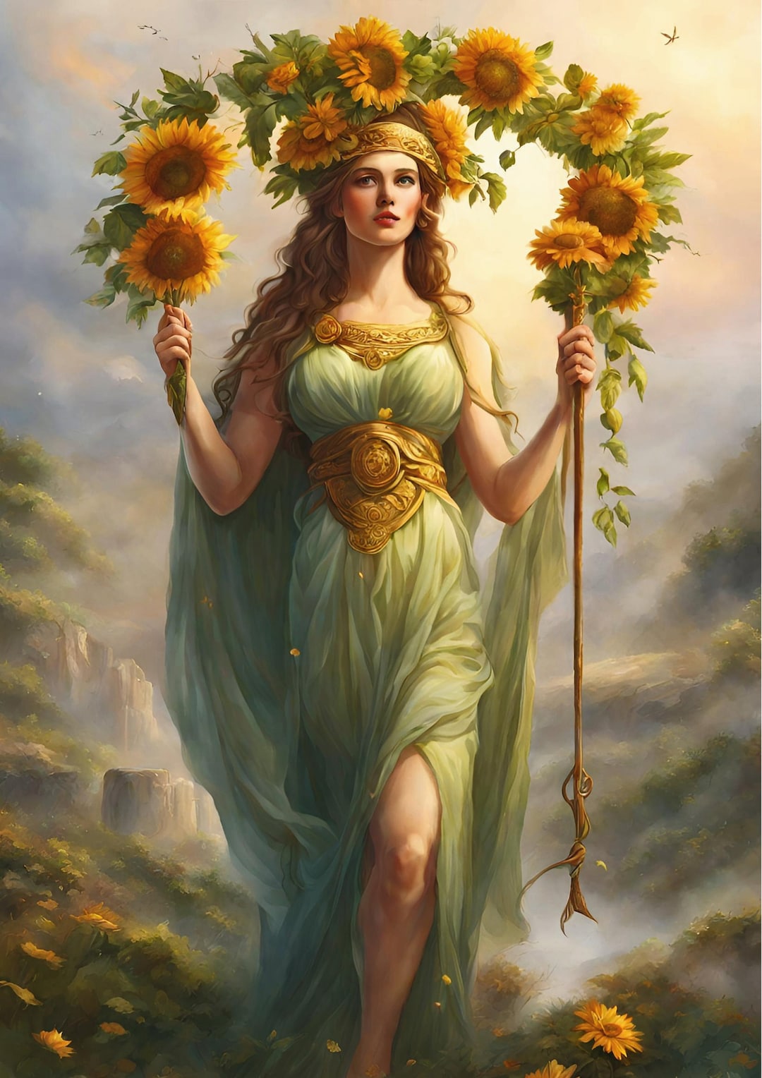 Greek Goddess Demeter Printable Instant Download - Etsy