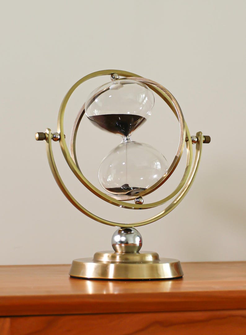 Custom Lettering Hourglass Geometric Shapes Personalized Hourglass ...