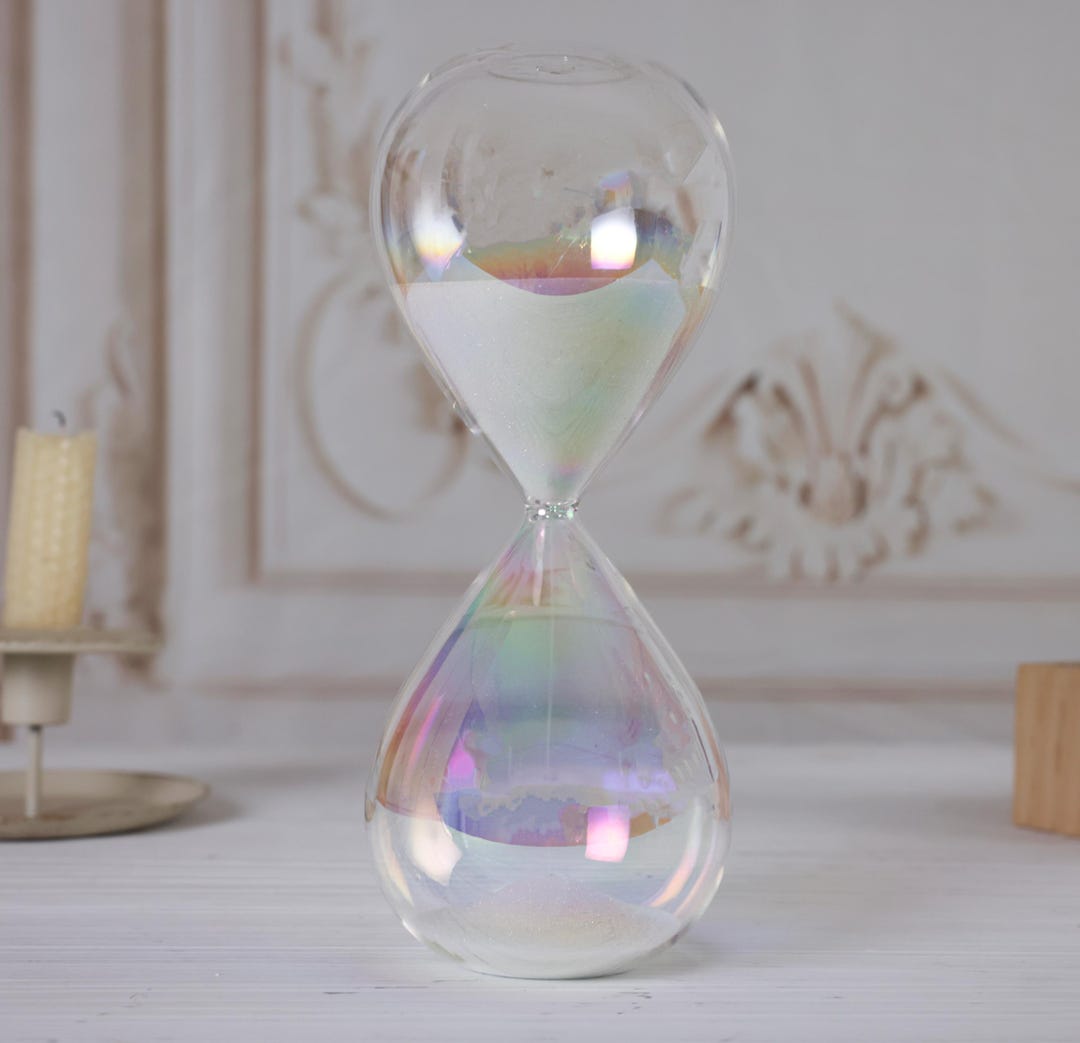 Nordic Colored Glass Hourglass, Minimalist Hourglass, Hourglass Timer ...