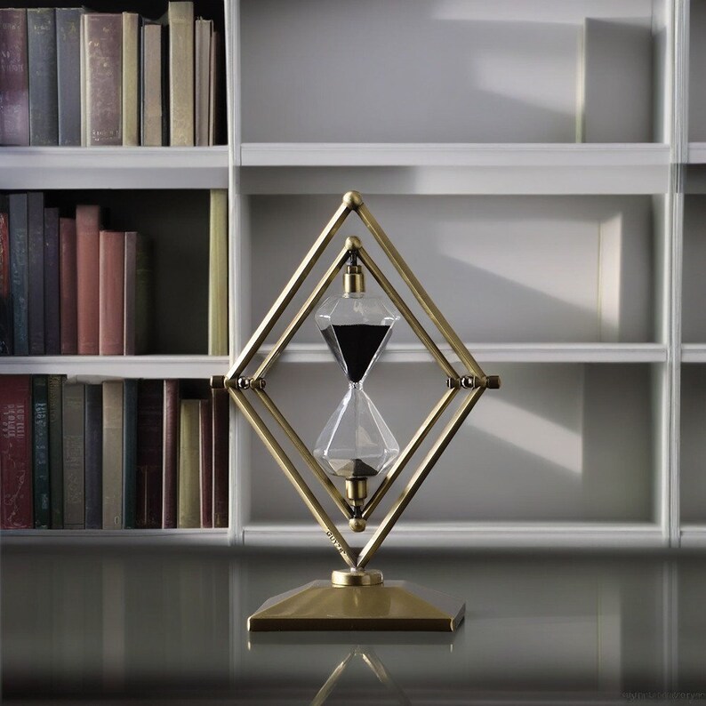 Customized Hourglass Geometric Shapes Personalized Hourglass Office ...