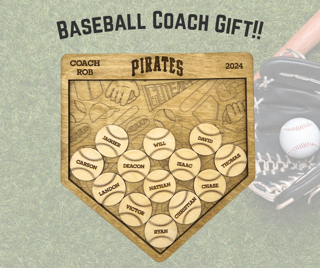 Personalized Baseball Coach Gift | Gift for Baseball Coach | End of ...