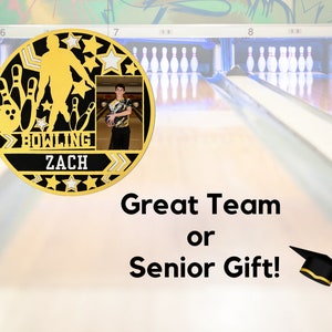 Personalized Bowling Frame Custom Bowling Gift for Team Coach Gift ...