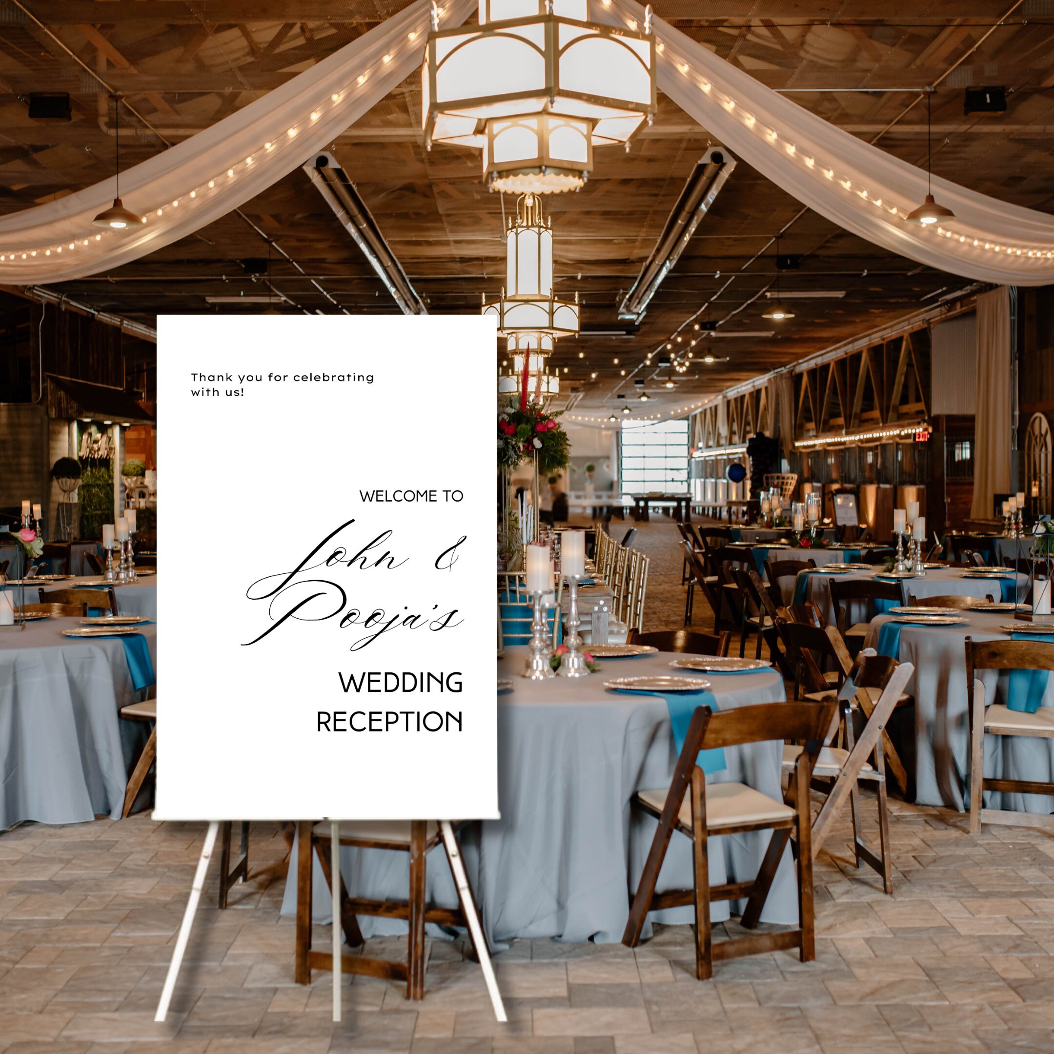 Wedding Welcome Signage Canva Template Simple Minimalist Sign WR018 - Etsy