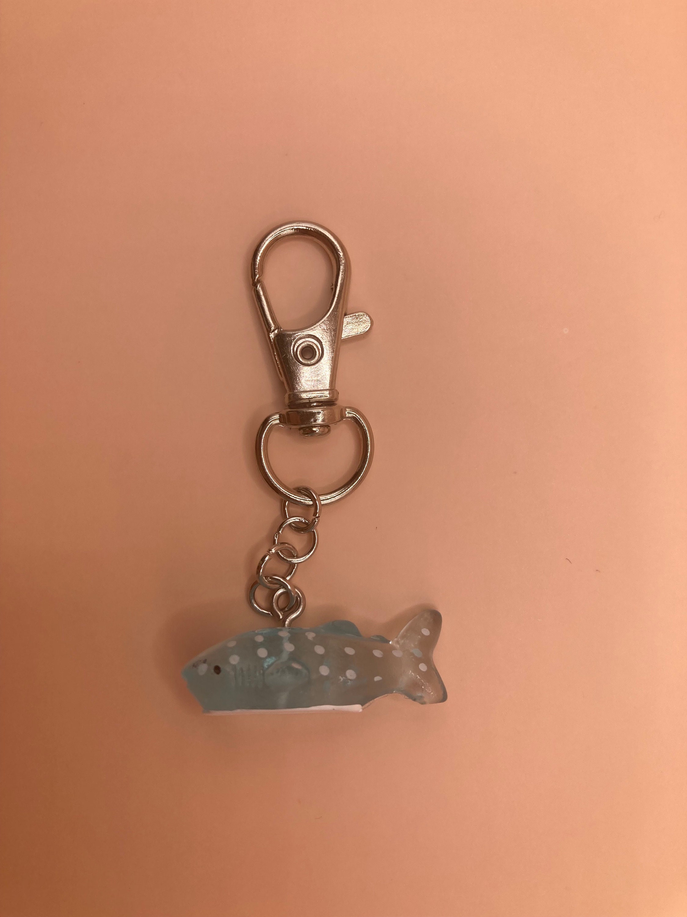 Tiny Whale Shark Keychain Kawaii Shark Charm, Zipper Pull Cute Ocean ...