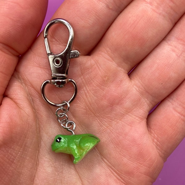Frog Keychain - Etsy