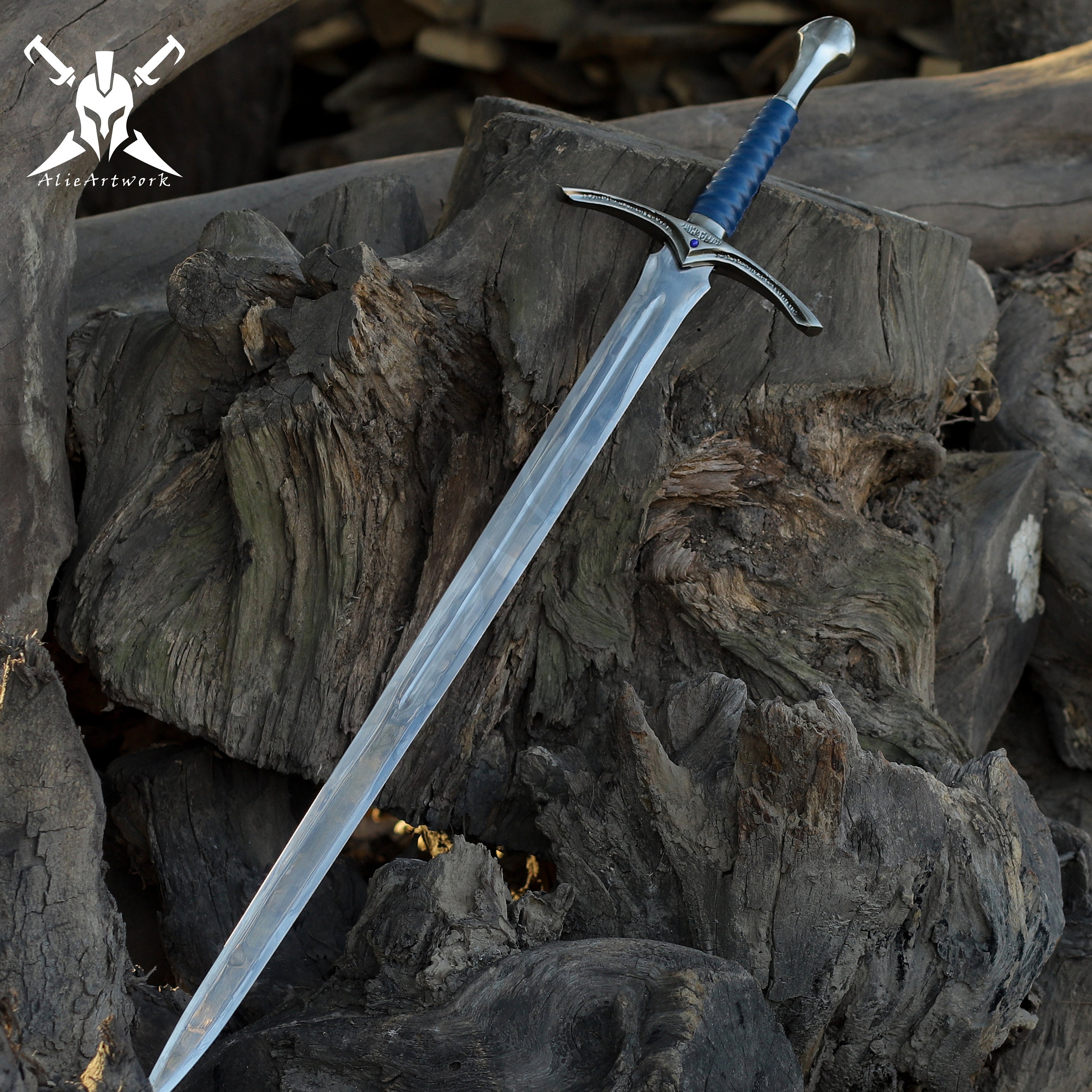 ANDURIL Sword of Strider, Custom Engraved Sword, LOTR Sword, Lord of ...