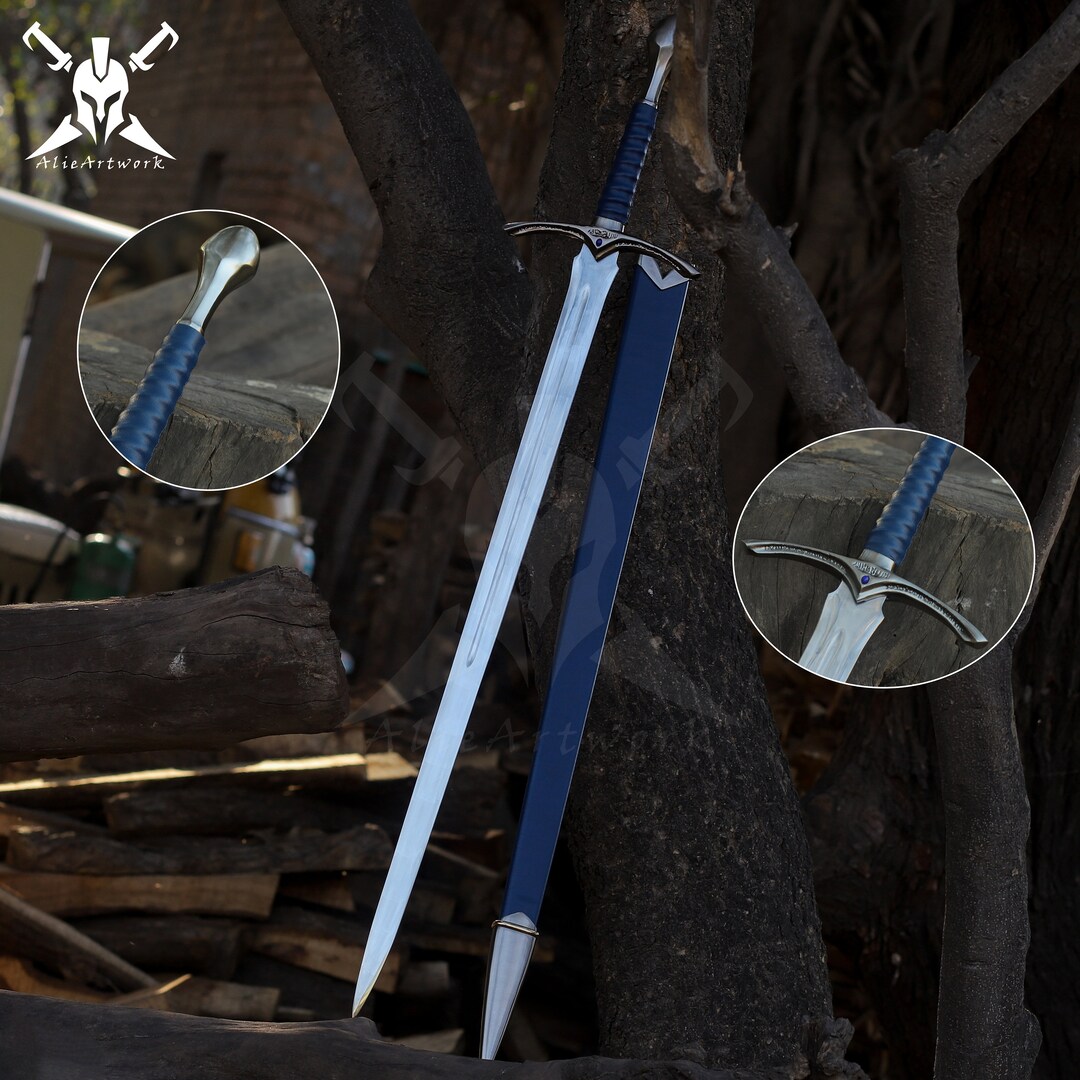 ANDURIL Sword of Strider, Custom Engraved Sword, LOTR Sword, Lord of ...