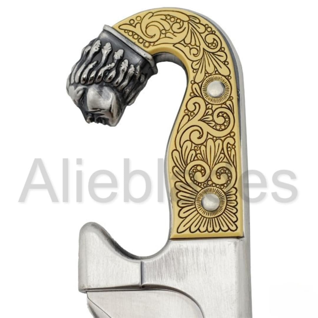 Alexander the Great Falcata Silver Sword Handmade 420HC Blade With ...