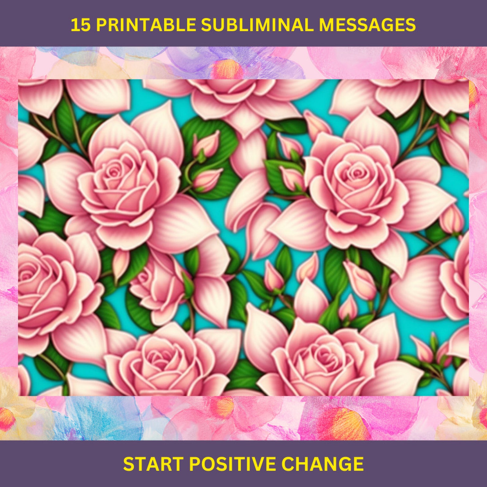 15 Printable Subliminal Message Designs for Positive Thinking Instant ...