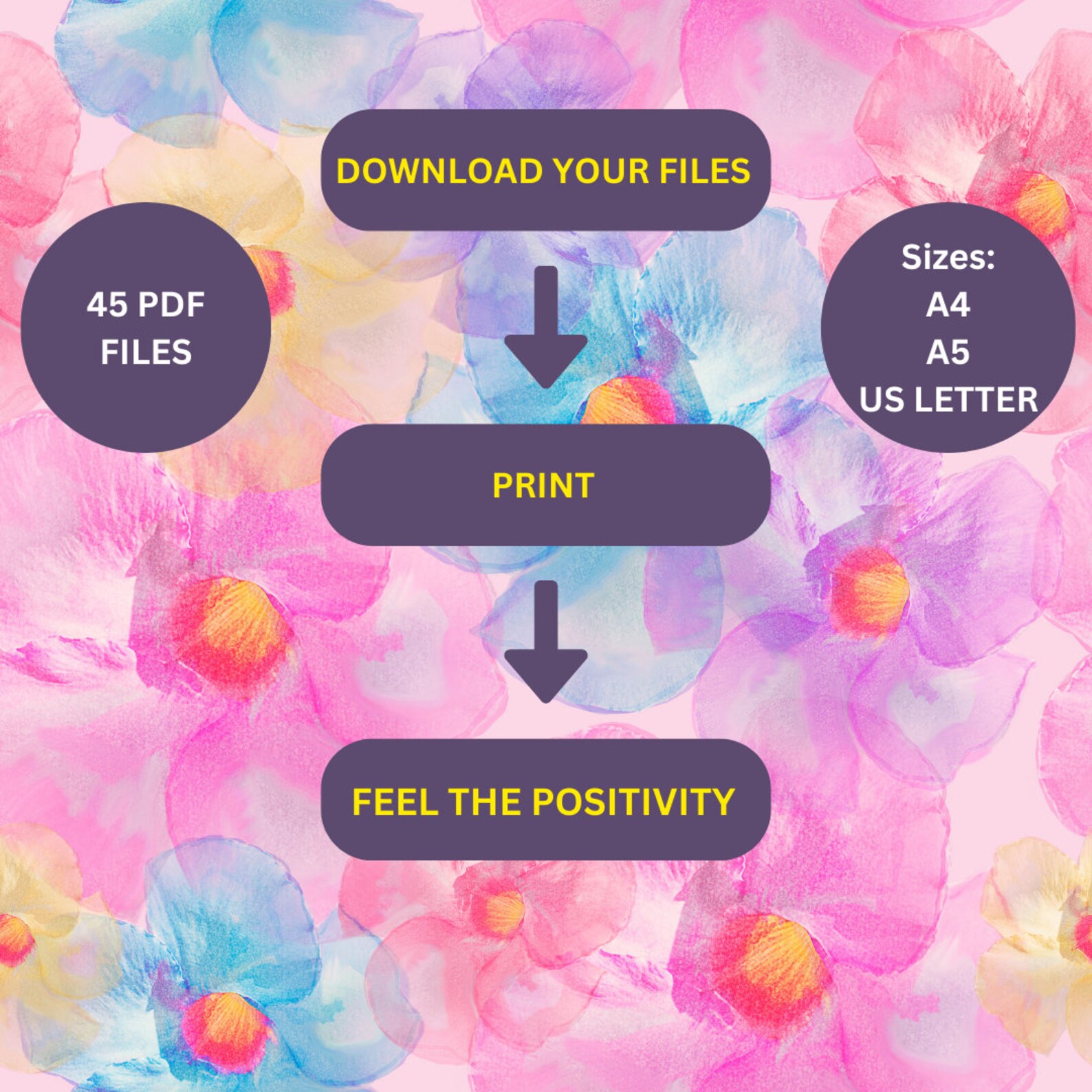 15 Printable Subliminal Message Designs for Positive Thinking Instant ...