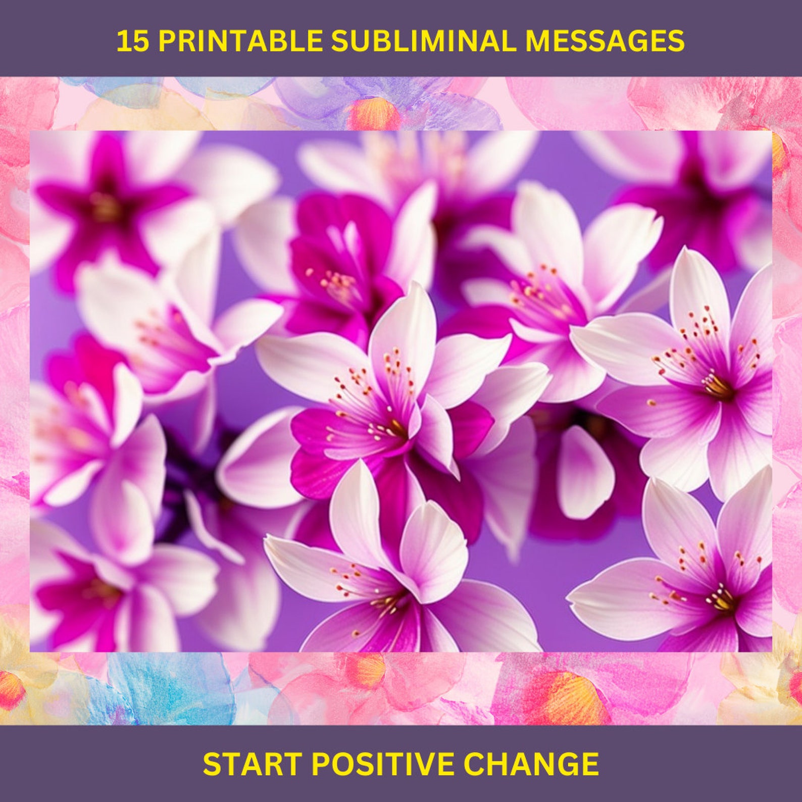 15 Printable Subliminal Message Designs for Positive Thinking Instant ...