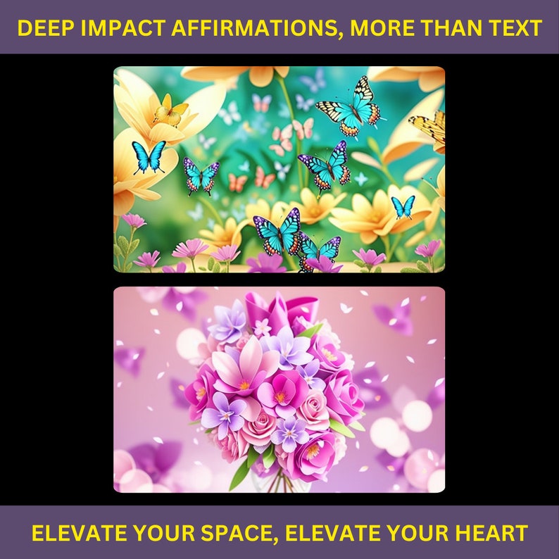 Printable Romantic Affirmations Collection 14 Subliminal Designs for ...