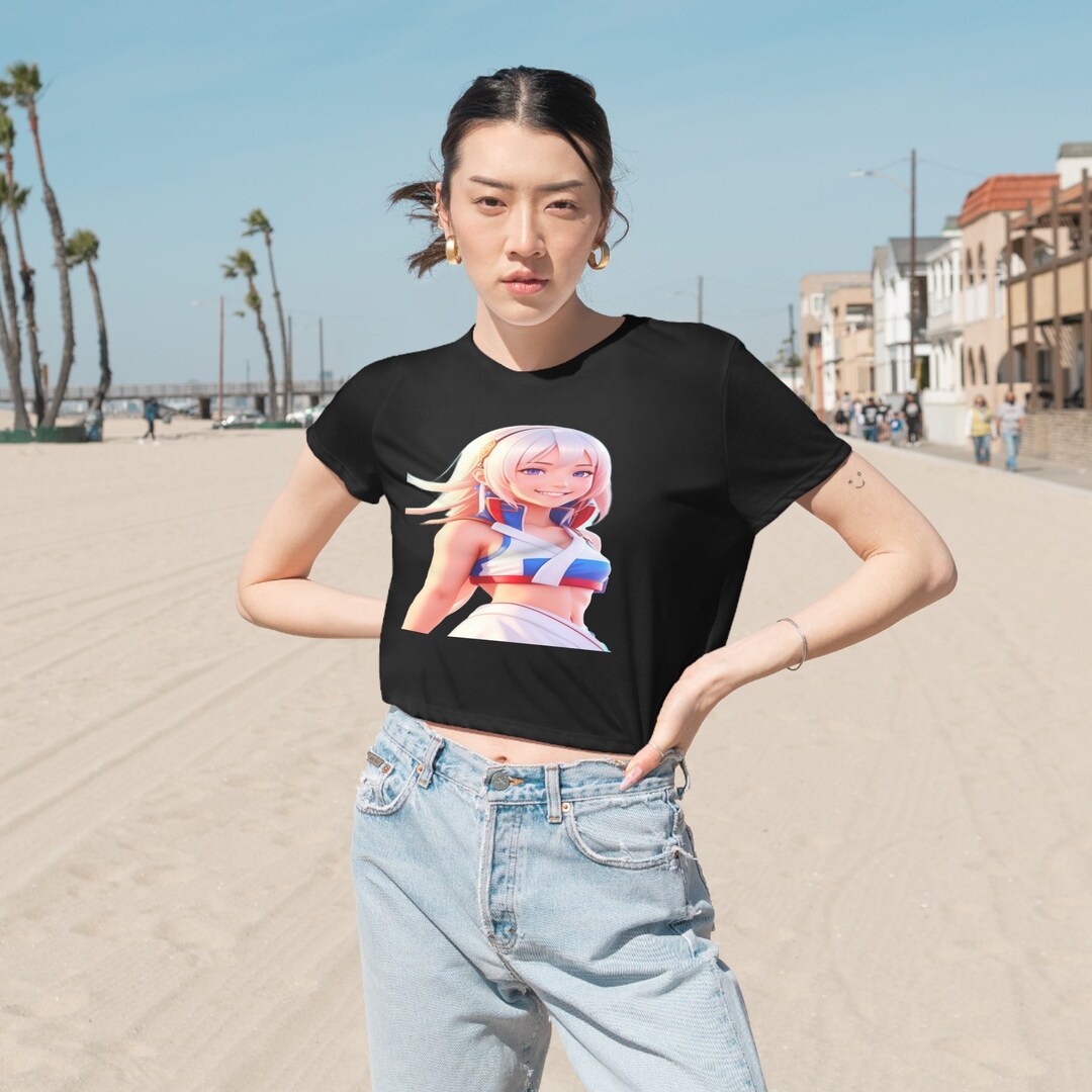 No Lie Subliminal Women's Flowy Cropped Tee - Etsy