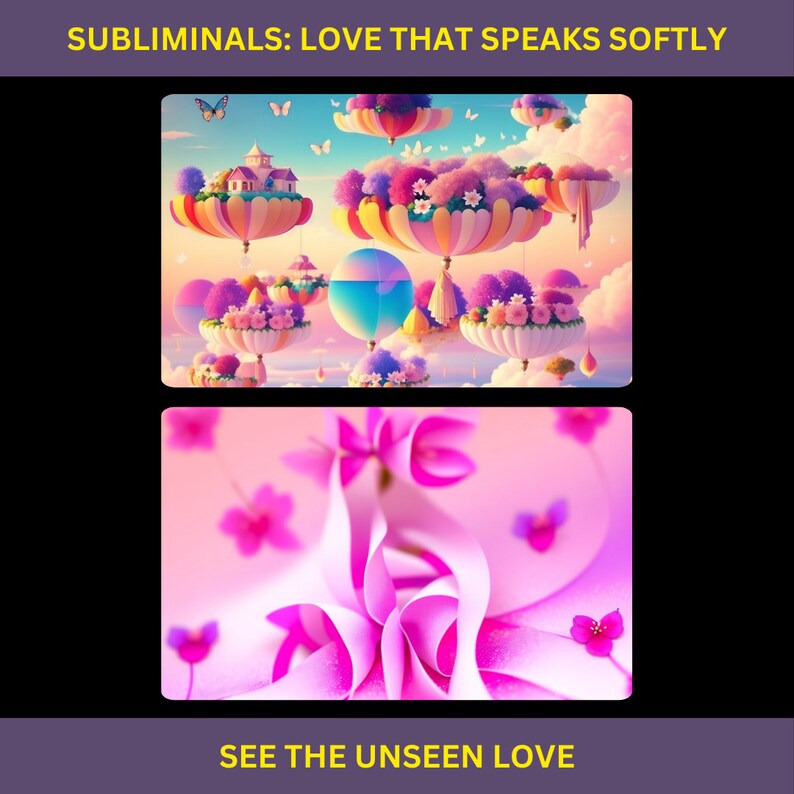 Printable Romantic Affirmations Collection 14 Subliminal Designs for ...