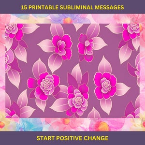 15 Printable Subliminal Message Designs for Positive Thinking Instant ...