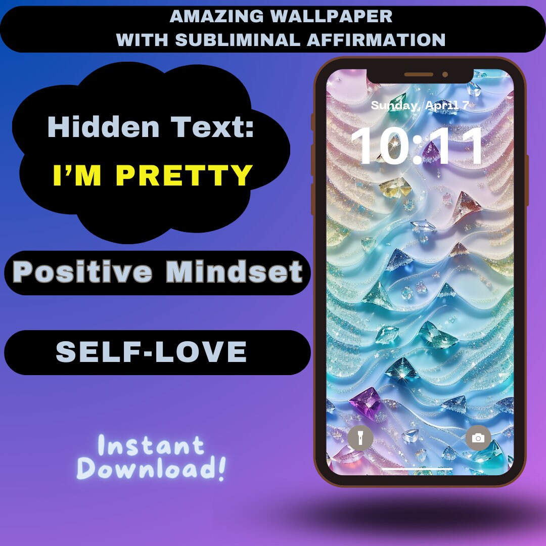 Phone Wallpaper Affirmation Wallpaper Cute Phone Wallpaper Subliminal ...