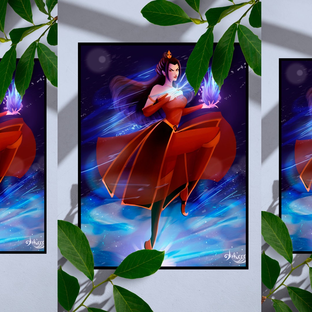 Azula ATLA Poster the Last Airbender Avatar the Last Airbender Fire ...