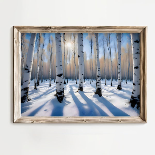 Birch Forest - Etsy