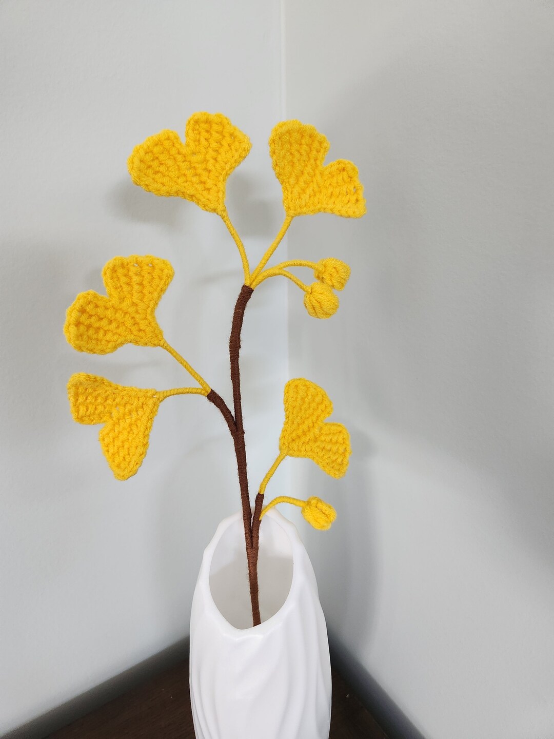 Crochet Ginkgo, Handmade Ginkgo Plants, Gifts for Birthday, Holiday ...