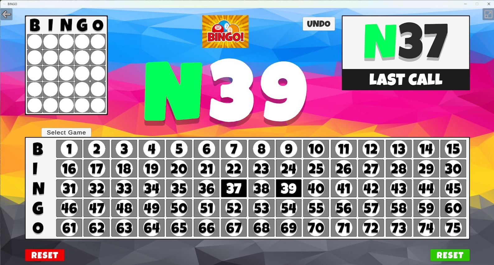 Bingo Calling Software - PRO - Etsy