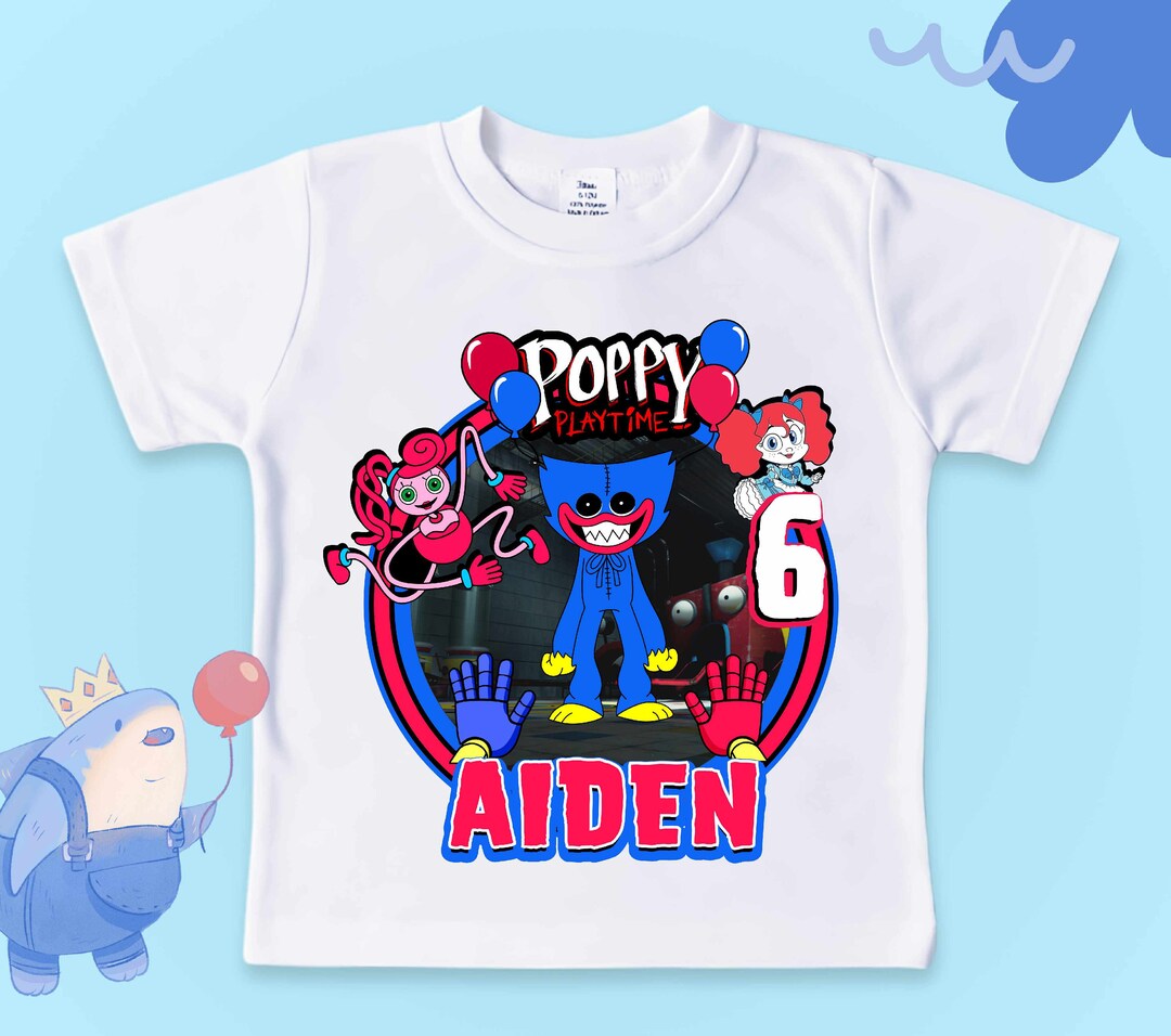 Huggi Personalized Birthday Shirt, Game Birthday Party Theme, Family ...