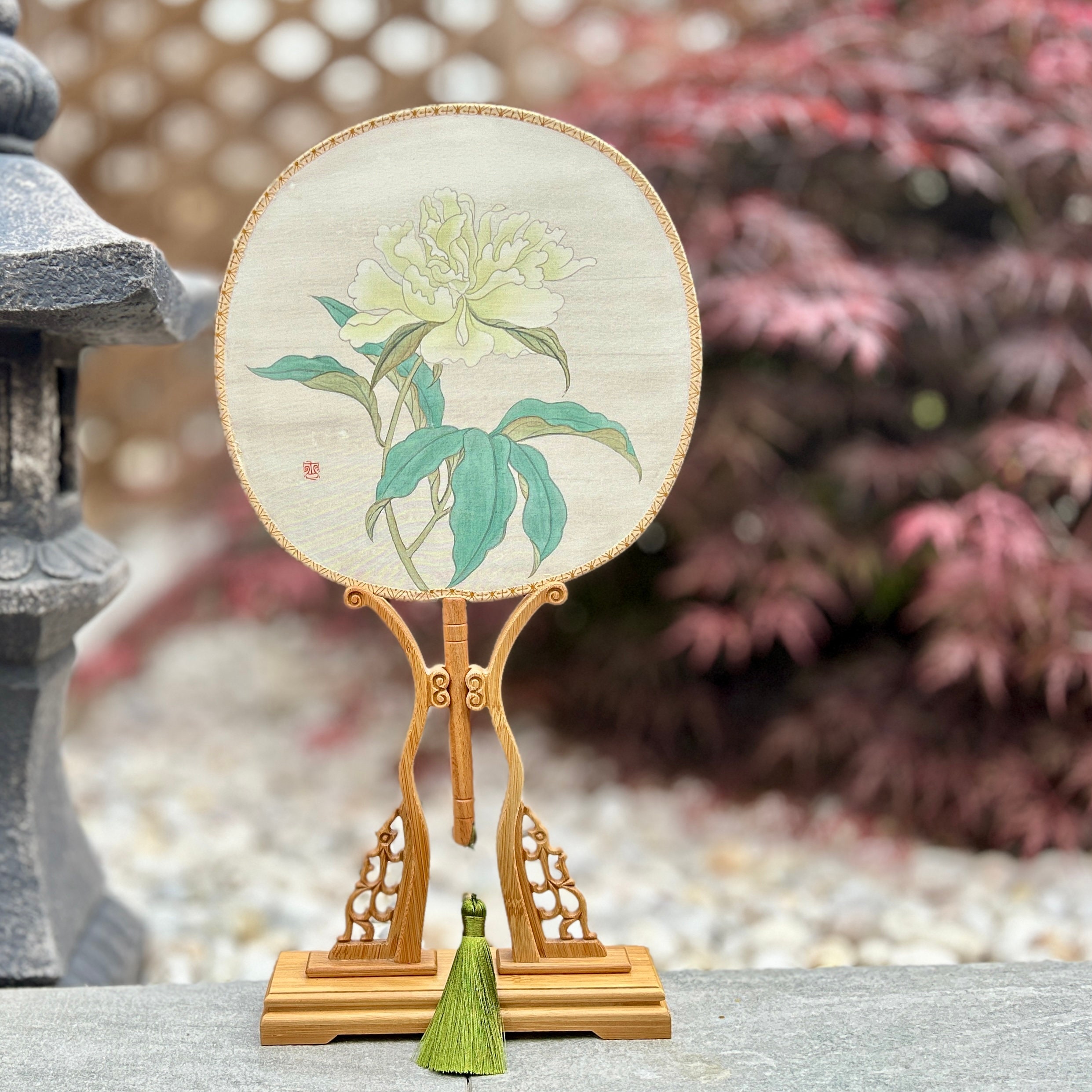 Original Art Fan Traditional Chinese Style Hand Painted Silk Fan ...