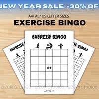 December Fitness Bingo Boards | Holiday Movement Games for Kids, Adults ...