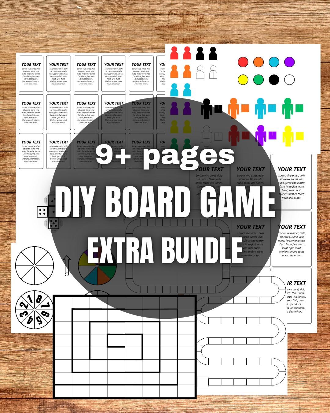 DIY Board Game Kit – Editable Canva Templates (PDF) - Etsy
