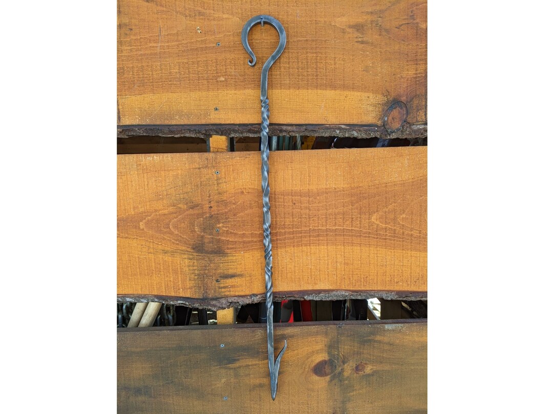 Full Moroccan Twist Wrought Iron Fire Poker - Etsy
