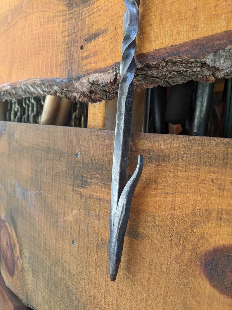 Full Moroccan Twist Wrought Iron Fire Poker - Etsy