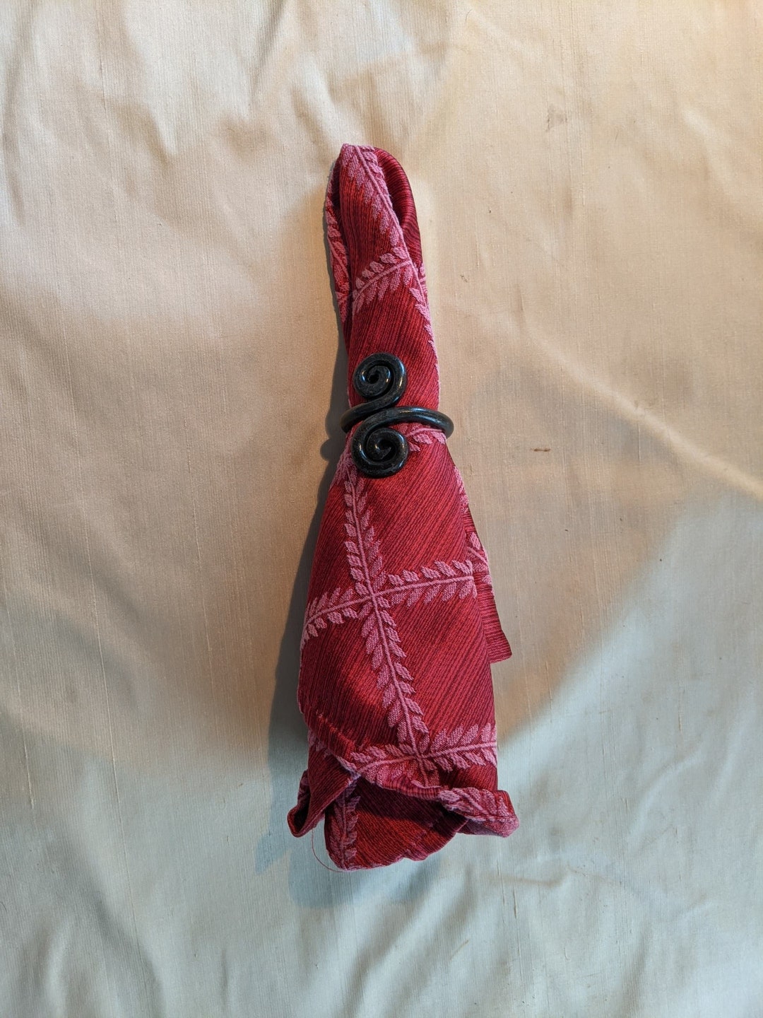 Hand Forged Napkin Rings, Single Wrap, Rustic Farmhouse Style, Set of 4 ...