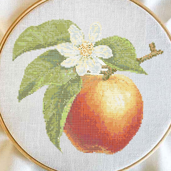 Cross Stitch Pear - Etsy