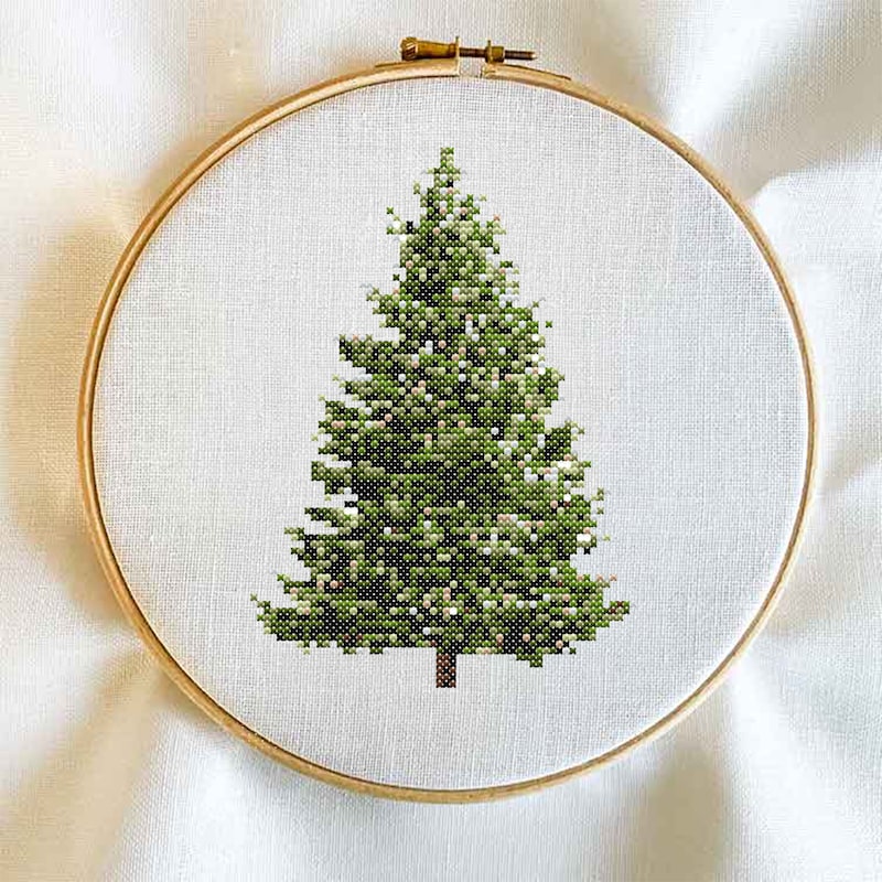 Tree Cross Stitch - Etsy