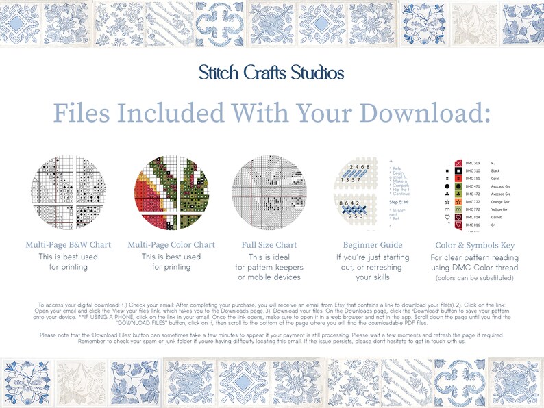 Moth Cross Stitch Template | Digital DIY Wall Art Kit | Mystical Moth ...