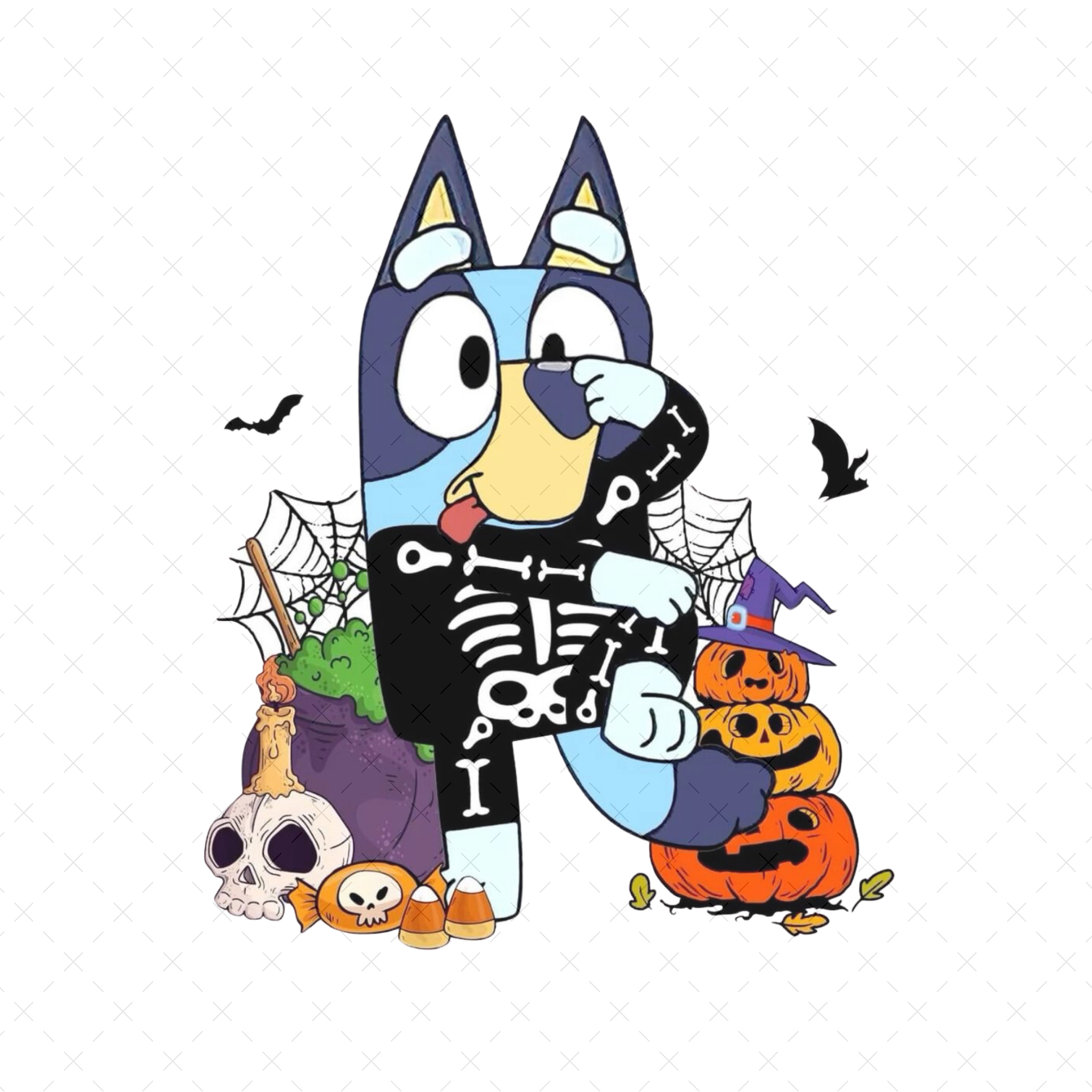 Bluey Halloween Png, Bluey Halloween Family Png, Trick or Treat Png ...