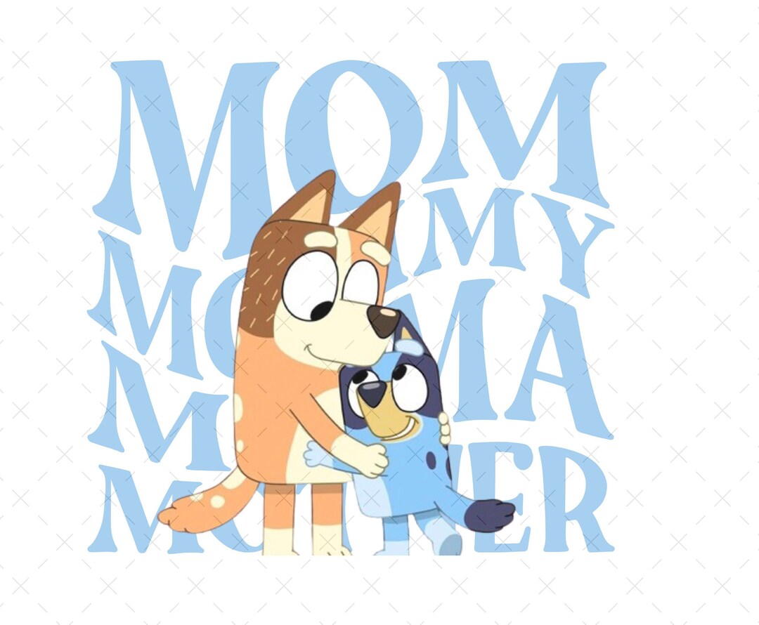 Familia Bluey Png, Día de la Madre Bluey Png, Bluey Chili Heeler Png ...