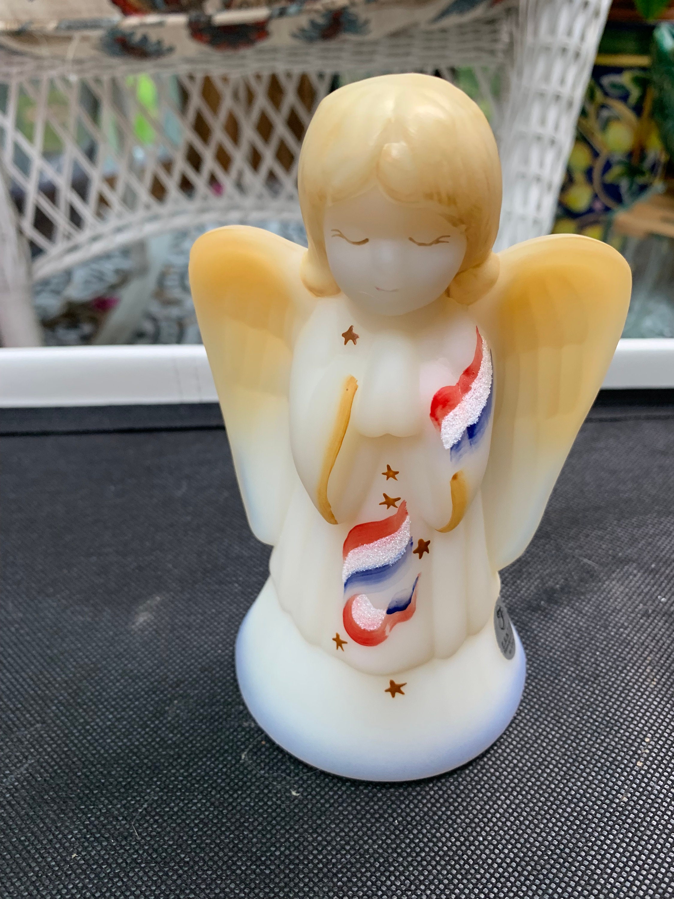 Rare Fenton Uranium Patriotic Angel - Etsy