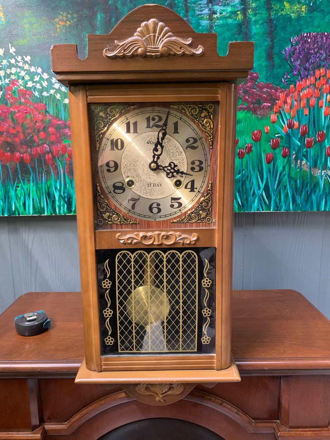 Mechanical Wind Vintage Wall Clock Alaron 31 Day. - Etsy