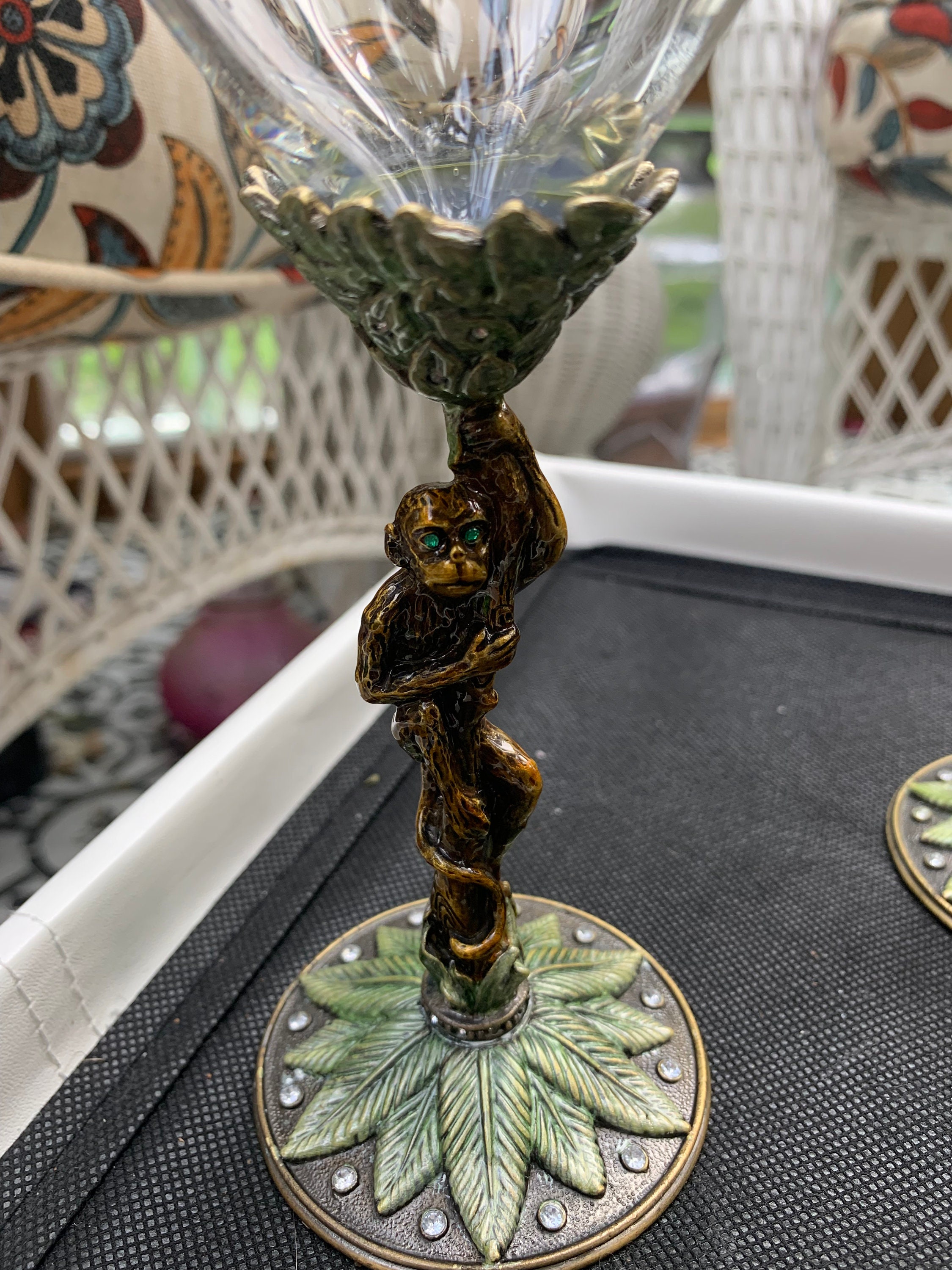 Set of 4 Super Cute Monkey Martini Glasses - Etsy