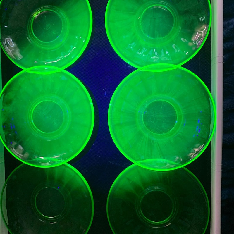 Uranium Glass Glassware - Etsy