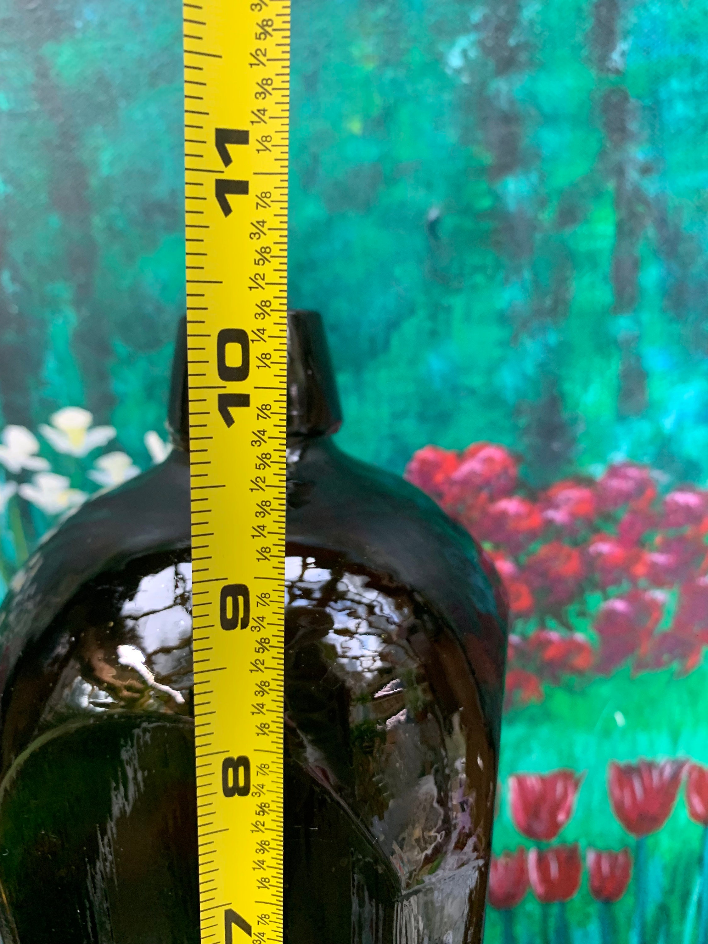 Antique 1860 - 1870 Case Gin Bottle With Anchor Stamp on the Bottom - Etsy