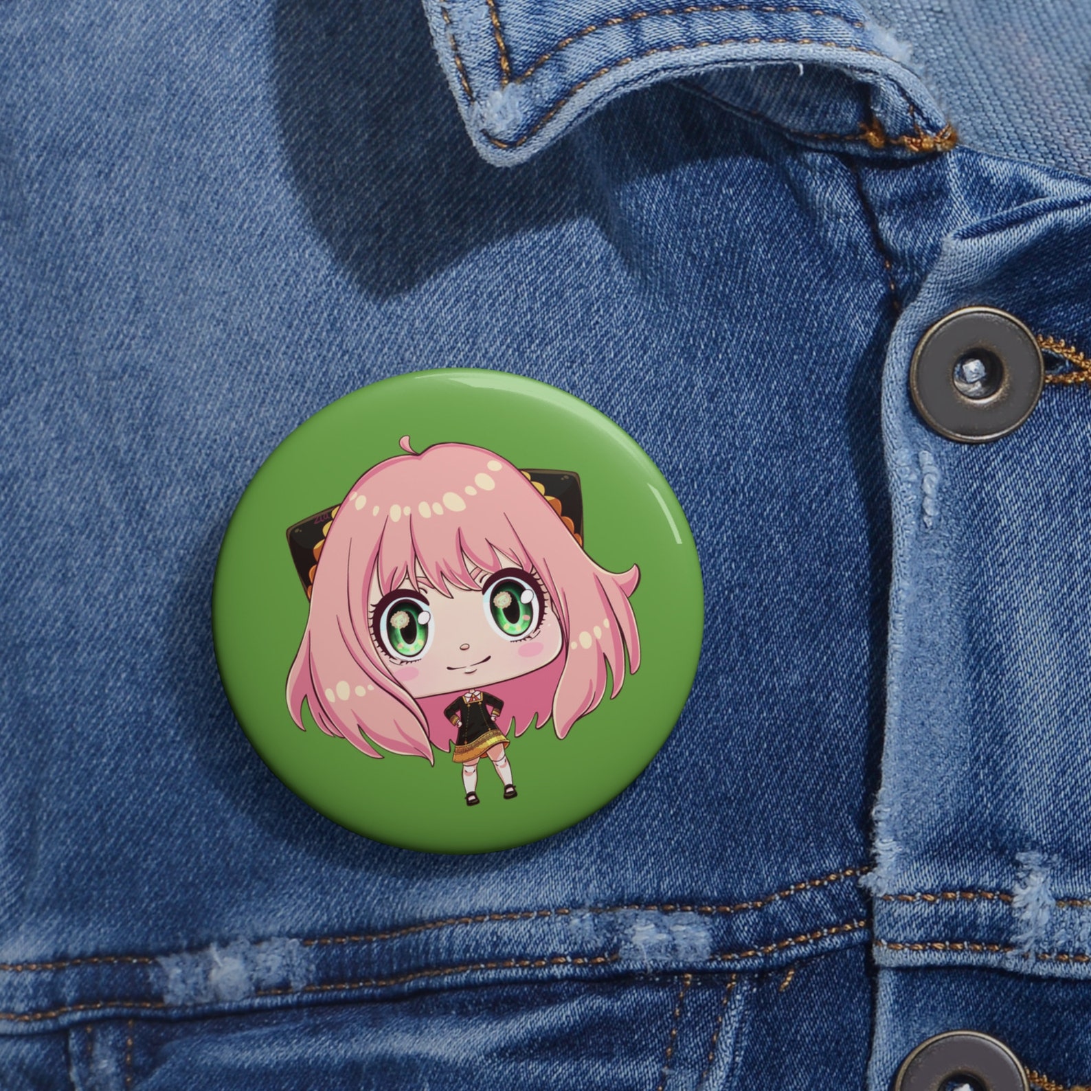 Pin Button Anya Forger - Spy X Family by Zia Crachá Anime. - Etsy