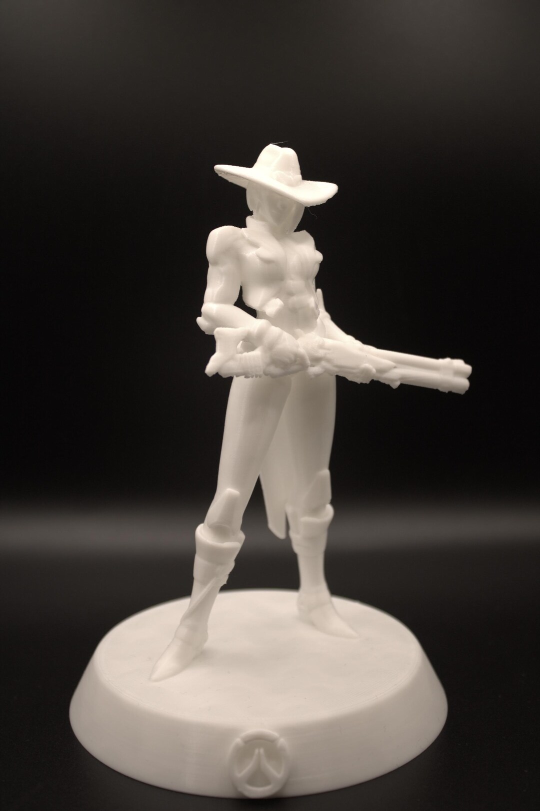 3D Printed Statue Inspired by Ashe | Overwatch Fan Art Collectible - Etsy