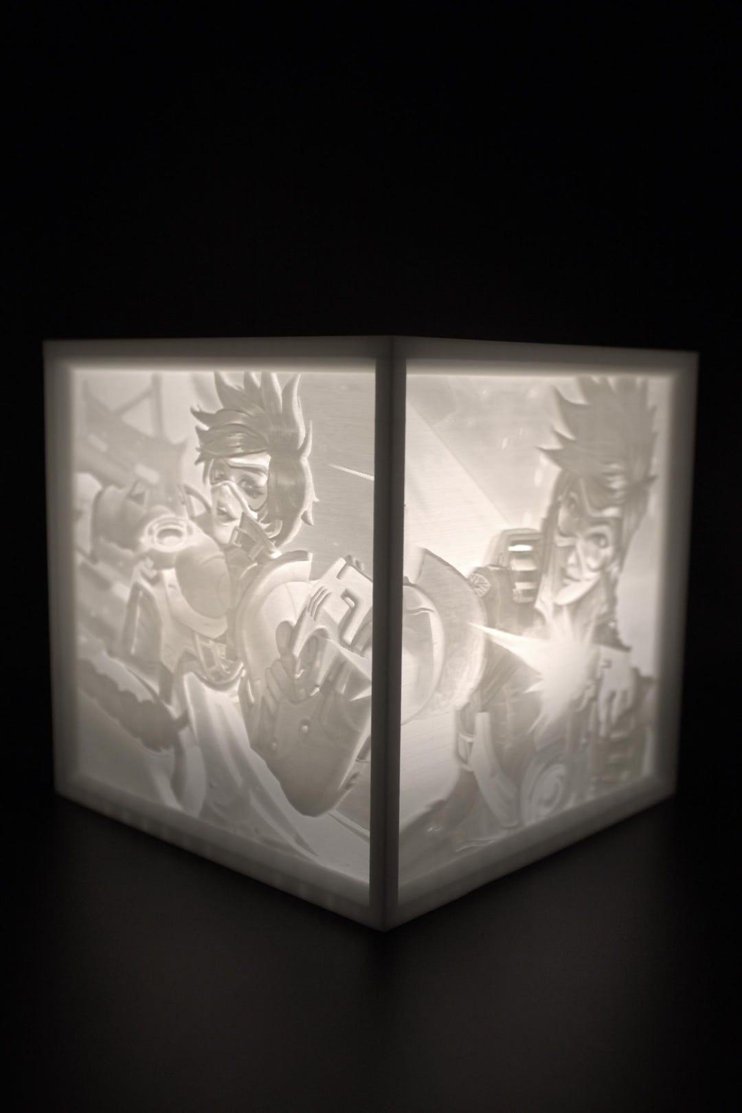 Overwatch Tracer Lithophane Night Light: 3D Printed Gamer Decor - Etsy