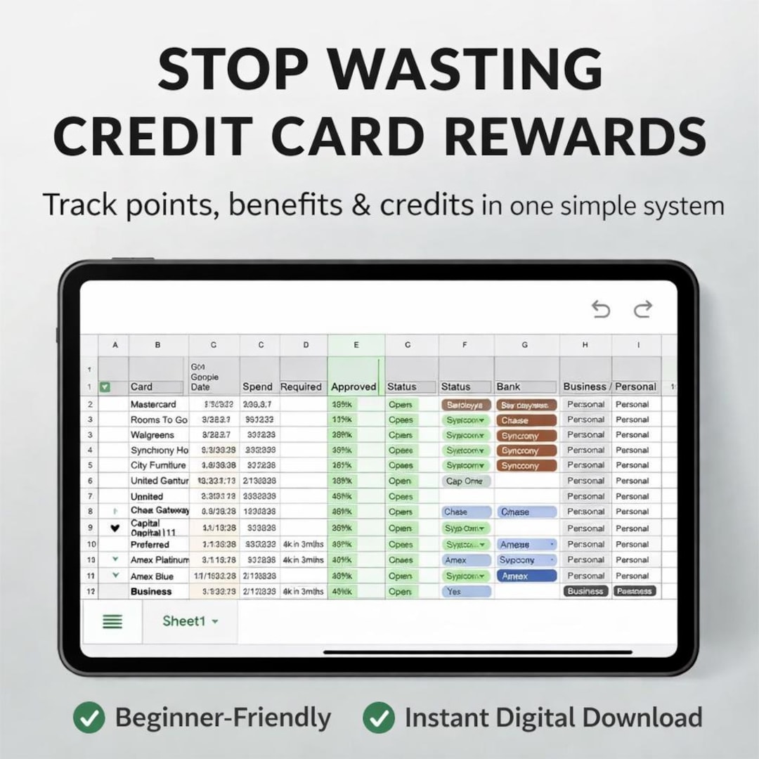 Travel Rewards Tracker for Credit Cards | Maximize Points, Track ...