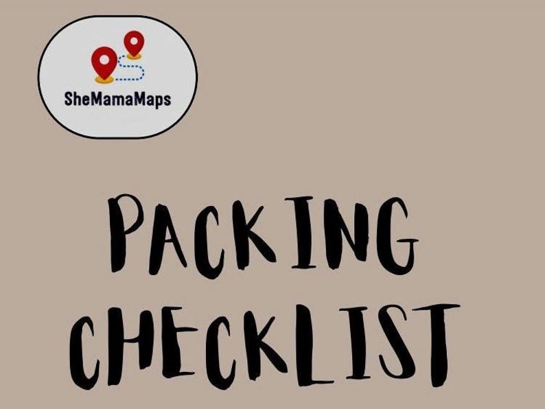 Printable Packing Checklist - Etsy